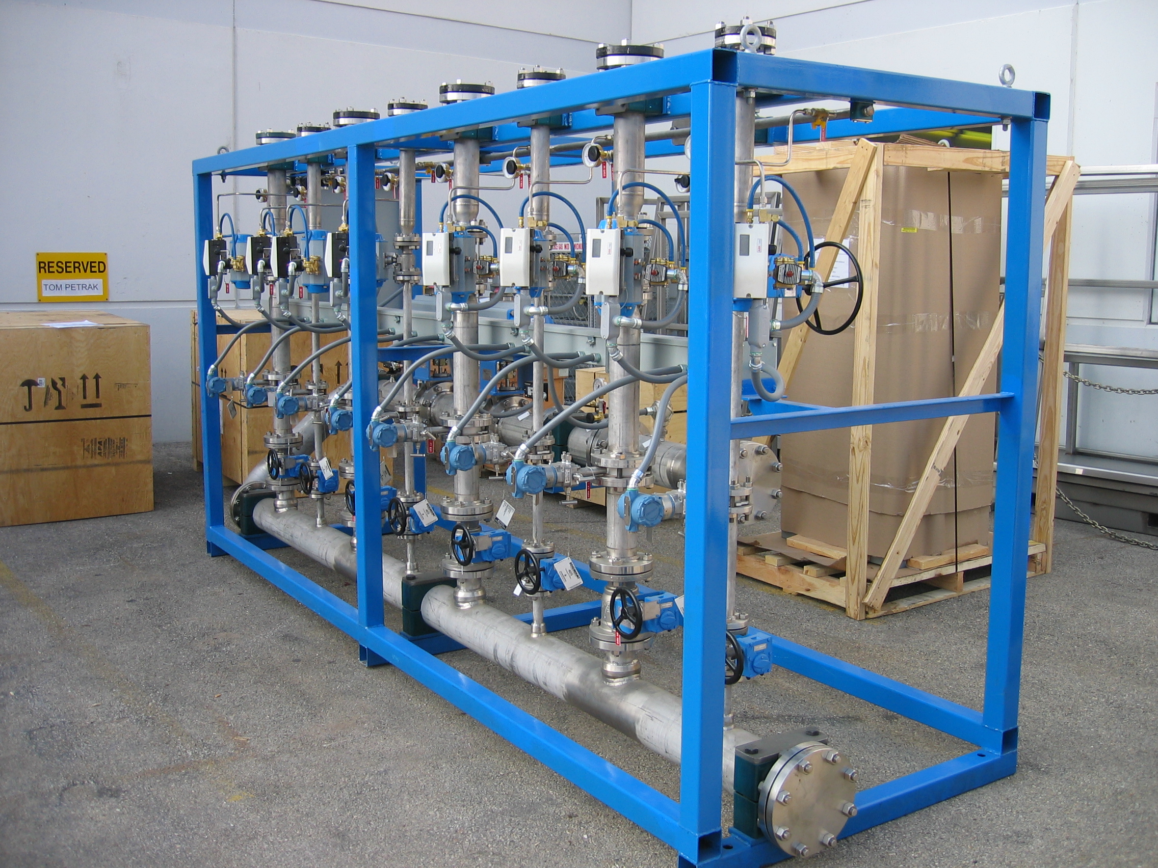 Completed Skids Photos - Petrak Industries, Inc.